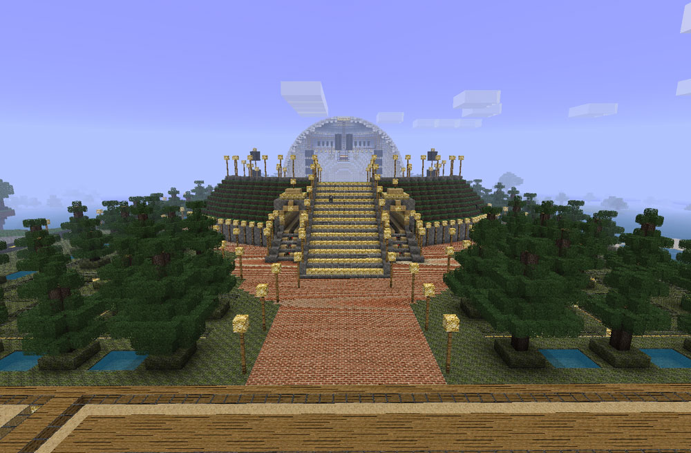 Modern Outdoor Amphitheater Minecraft Map