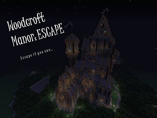 Woodcroft Manor: ESCAPE! (Adventure Map) Minecraft Map