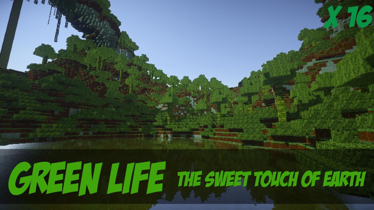 The Green Life Resource Pack (x16) WIP Minecraft Texture Pack