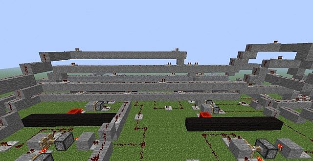 Minecraft 4 bit redstone computer Minecraft Map
