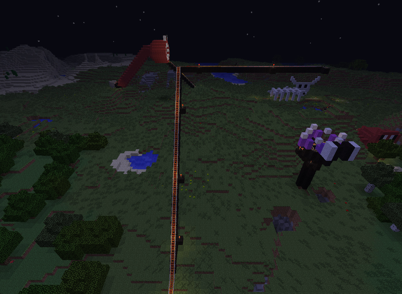 The Monster Coaster Minecraft Map