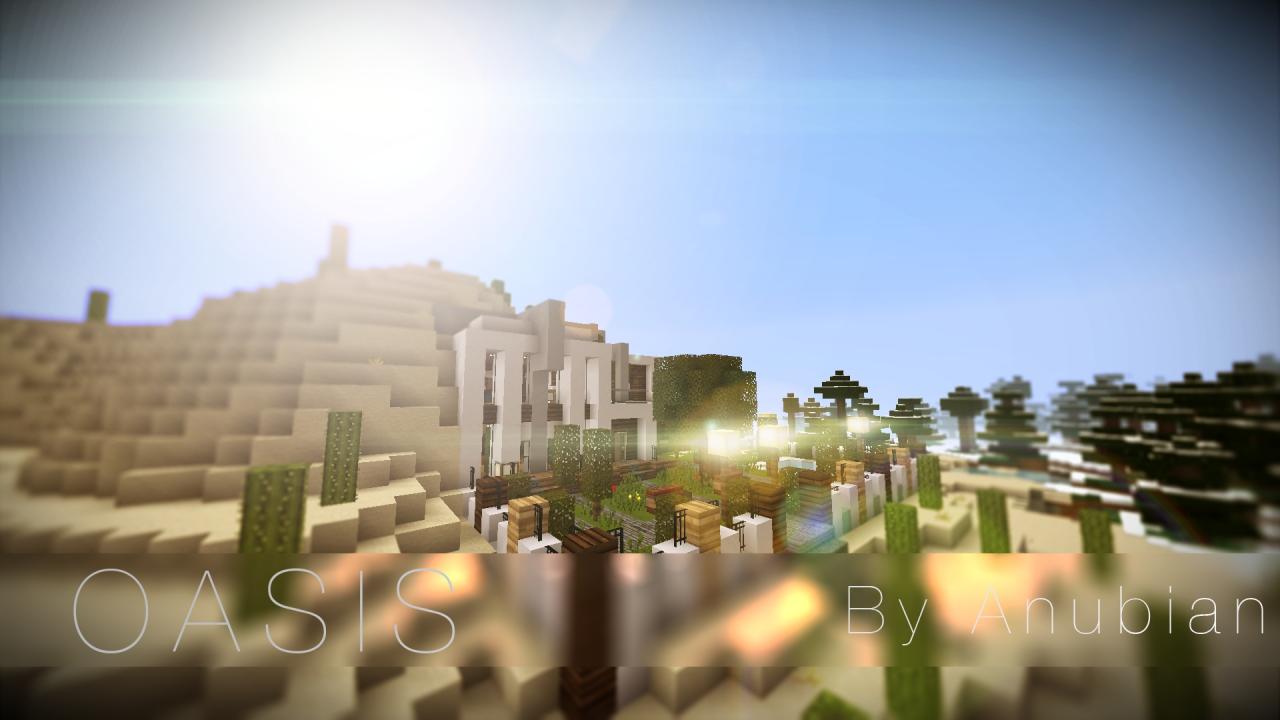 Oasis | Modern House Minecraft Map