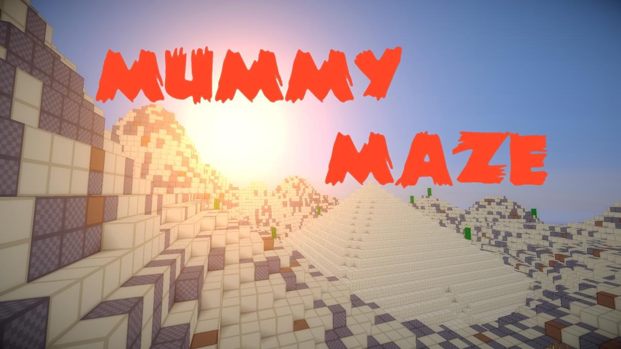 Mummy Maze - Egyptian Maze With Mummies Minecraft Map