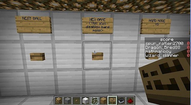 playable Pinball machine! Minecraft Map