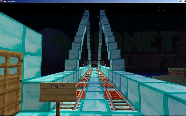 Under Water Travel Roller Coaster Minecraft Map