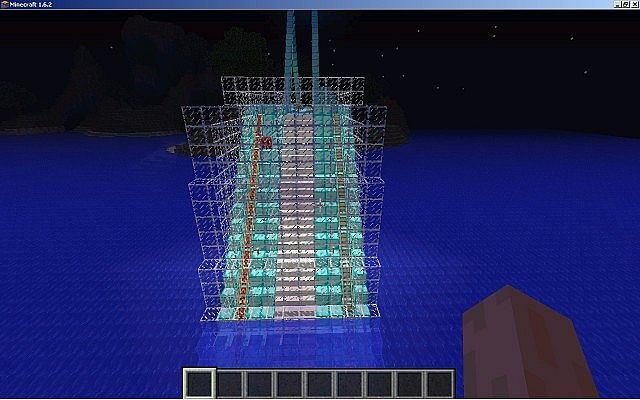 Under Water Travel Roller Coaster Minecraft Map
