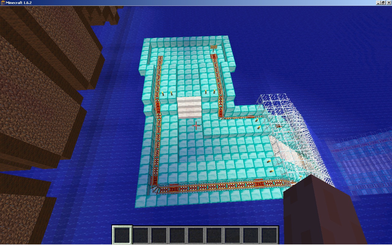 Under Water Travel Roller Coaster Minecraft Map