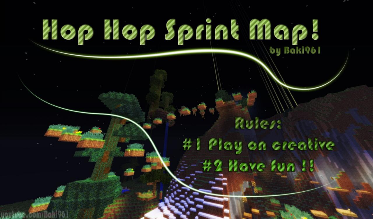 Hop Hop Sprint Map Collection Minecraft Map