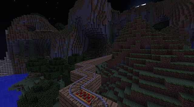 The Creaker Rollercoaster Minecraft Map