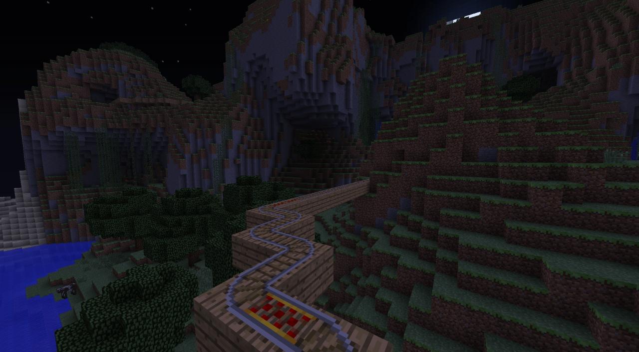 The Creaker Rollercoaster Minecraft Map