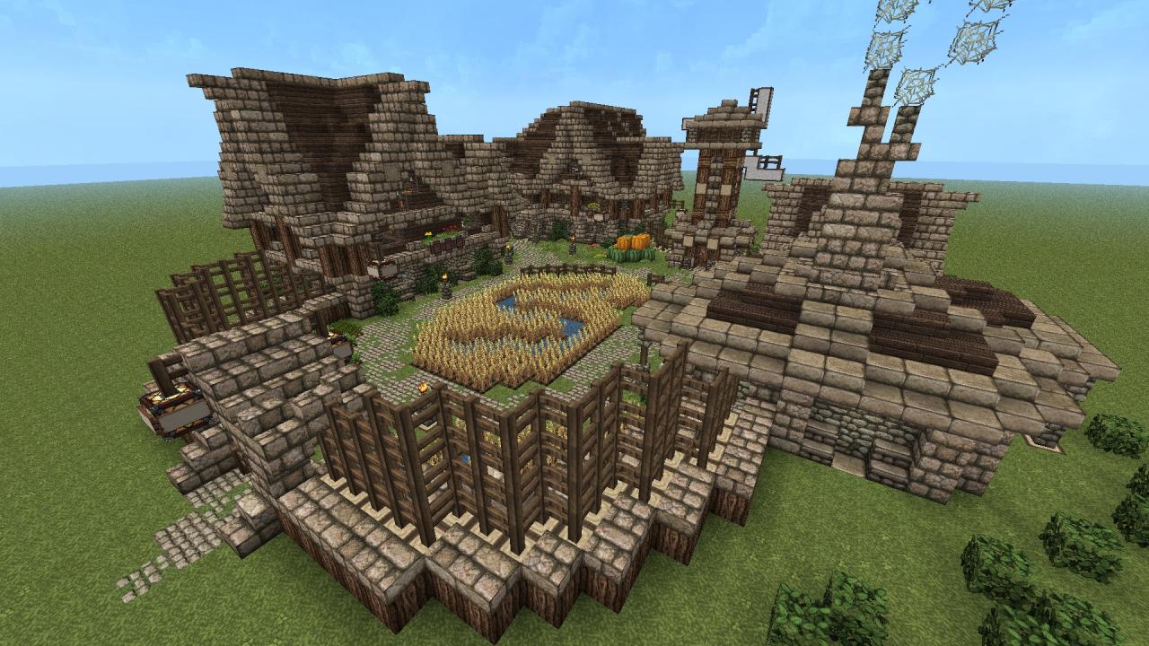 Baker's Home + Store Minecraft Map