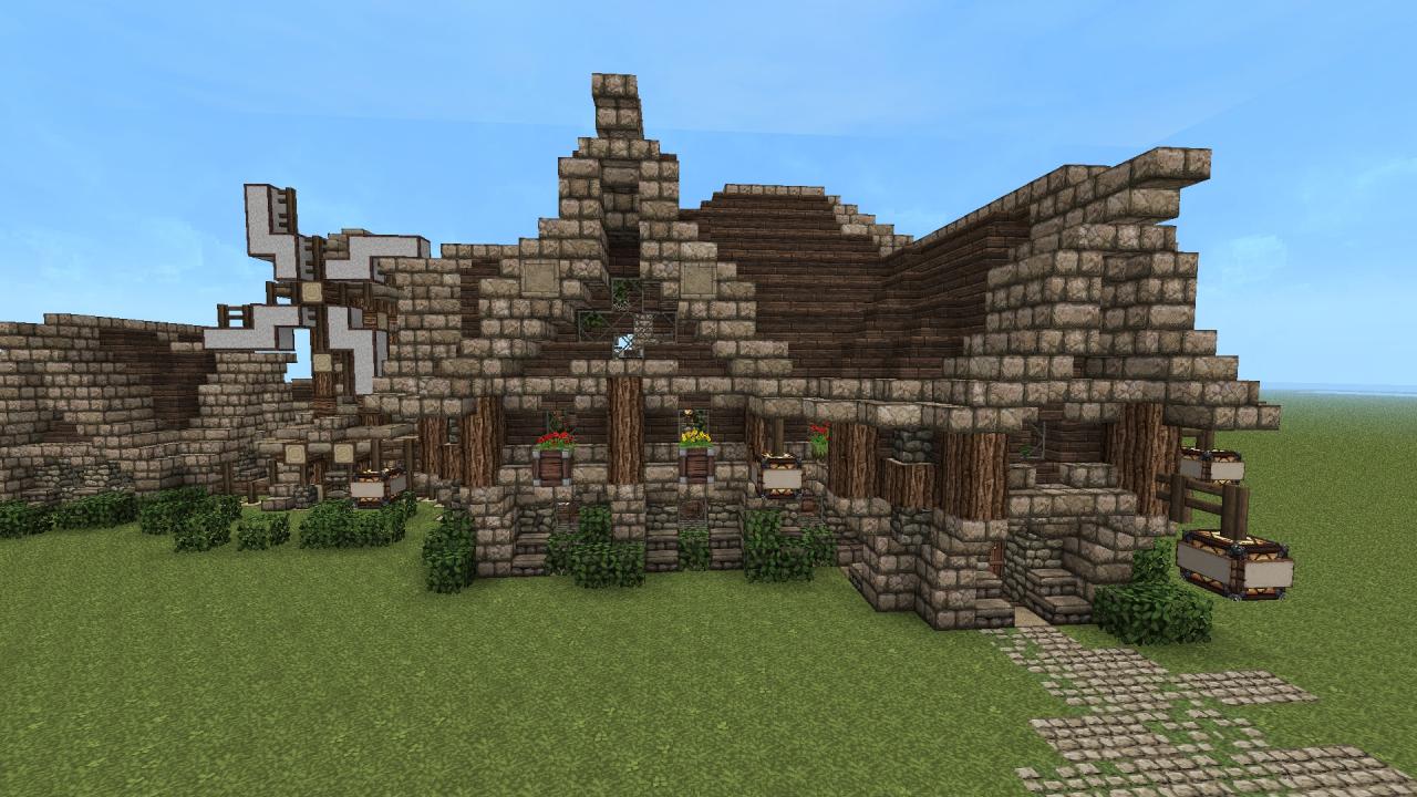 Baker's Home + Store Minecraft Map