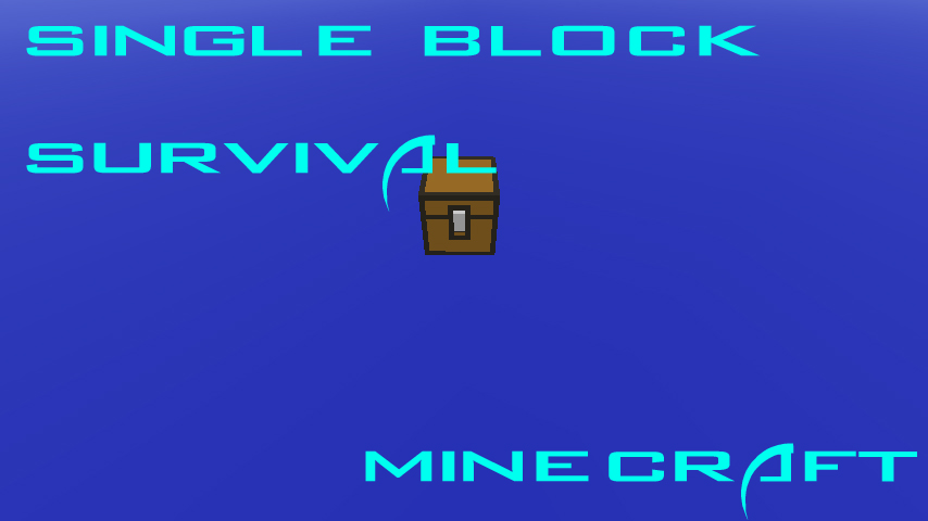 Single Block Minecraft Survival Minecraft Map