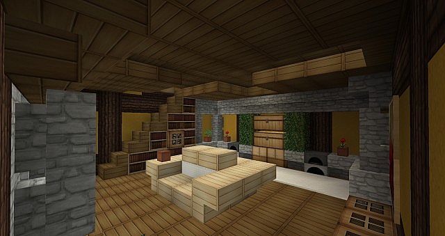 Hidden Forest House (Half Timbered Style) Minecraft Map