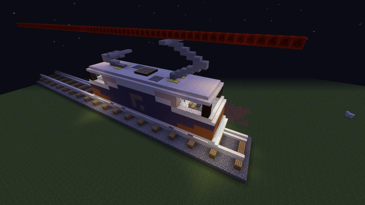 Electric locomotive Minecraft Map
