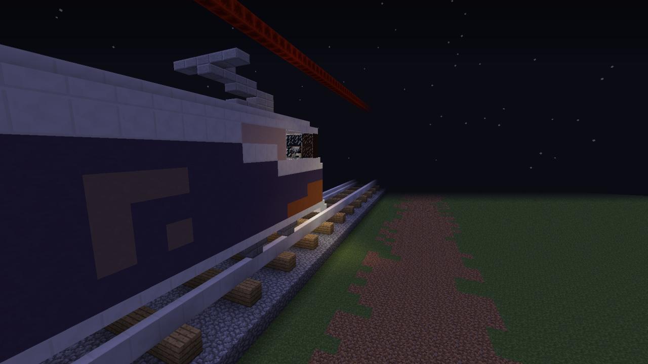 Electric locomotive Minecraft Map