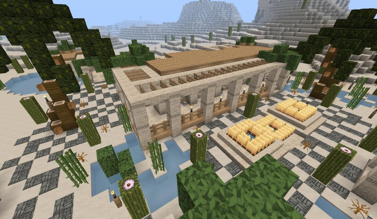 Desert village Minecraft Map