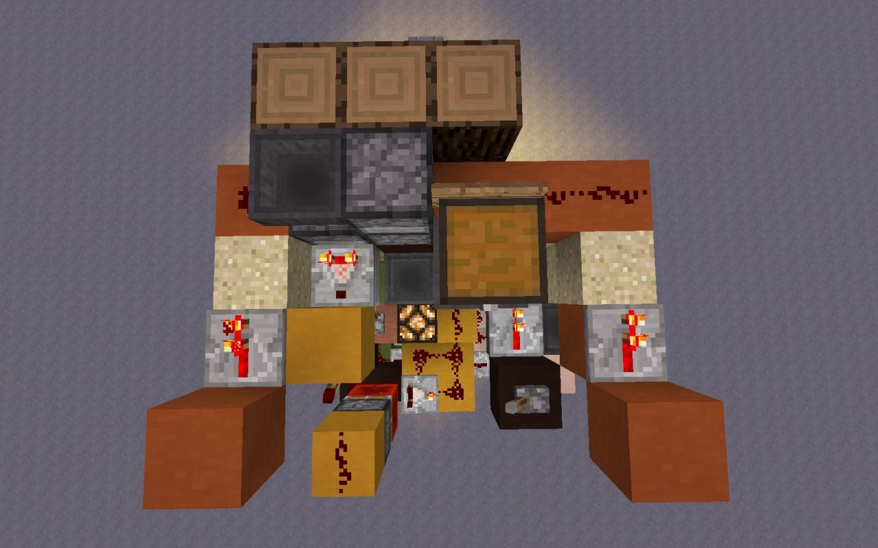 Auto-CraftingTable Minecraft Map