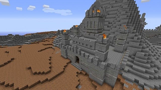 Endless Ocean Project - Volcano Fortress Minecraft Map