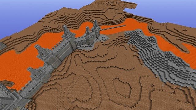 Endless Ocean Project - Volcano Fortress Minecraft Map