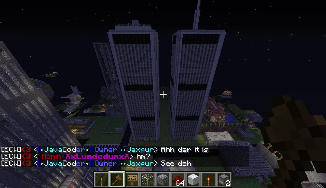 Twin Towers Minecraft Map
