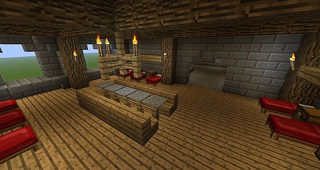 Old Fort wit full interior design Minecraft Map