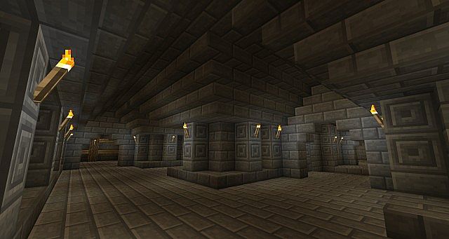 Old Fort wit full interior design Minecraft Map