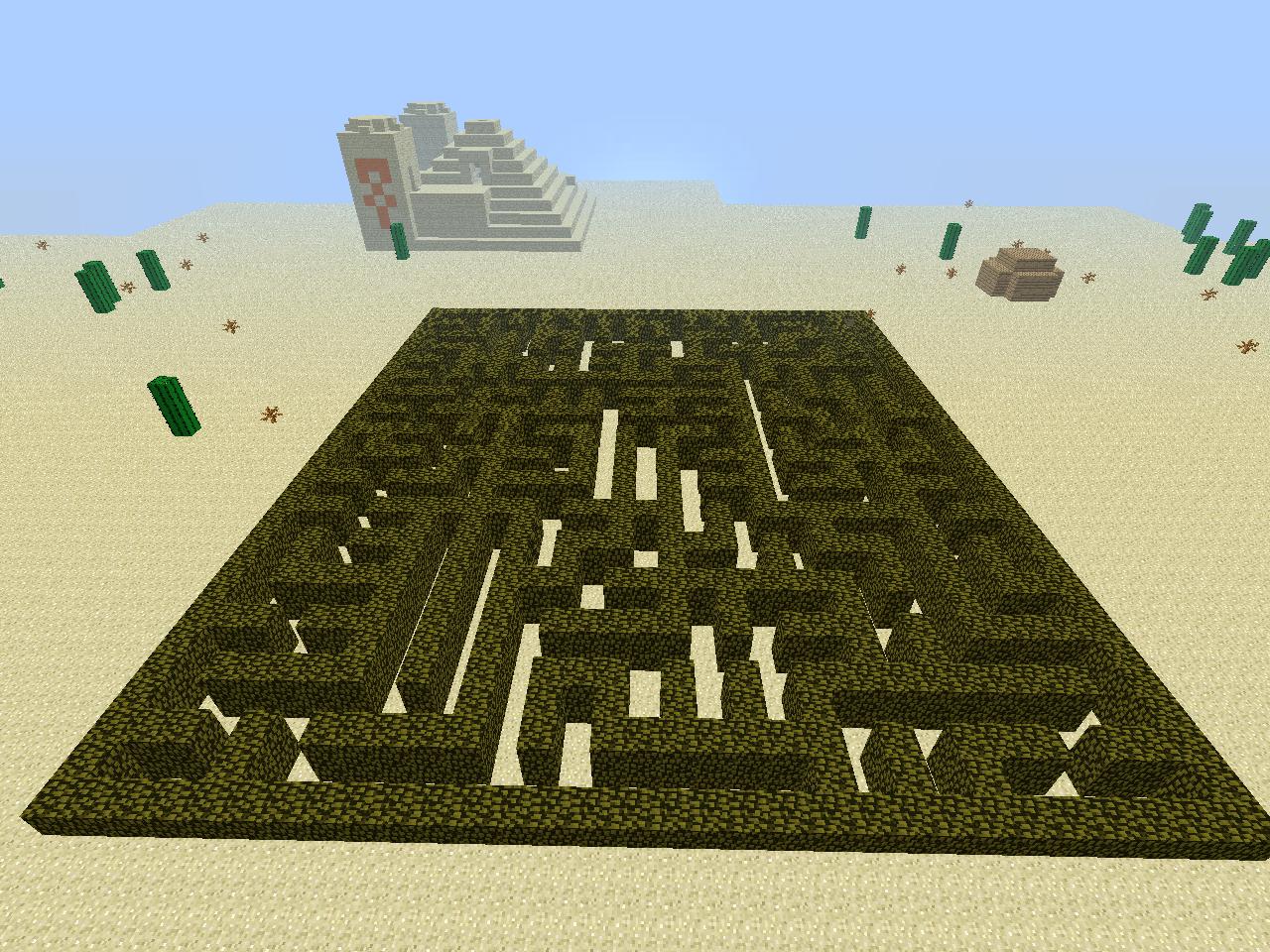 Large Maze Minecraft Map