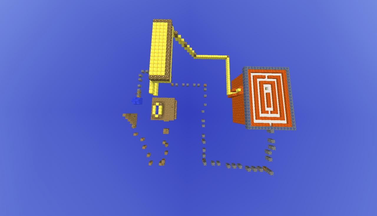 sky parcour Minecraft Map