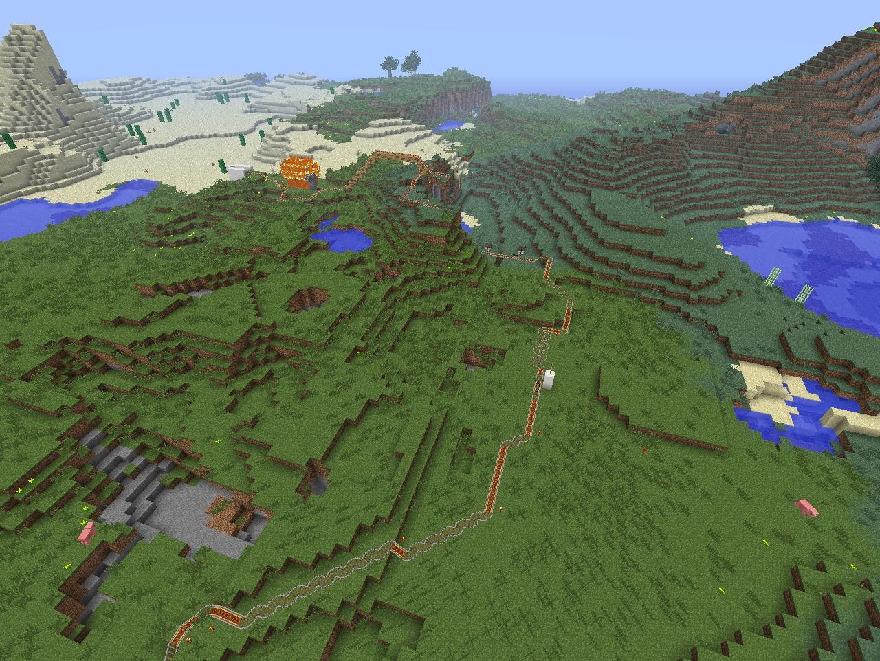 RollerCoaster Minecraft Map