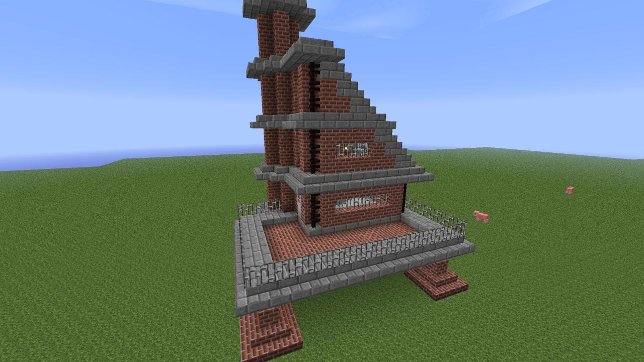 Brick house {schematic} Minecraft Map