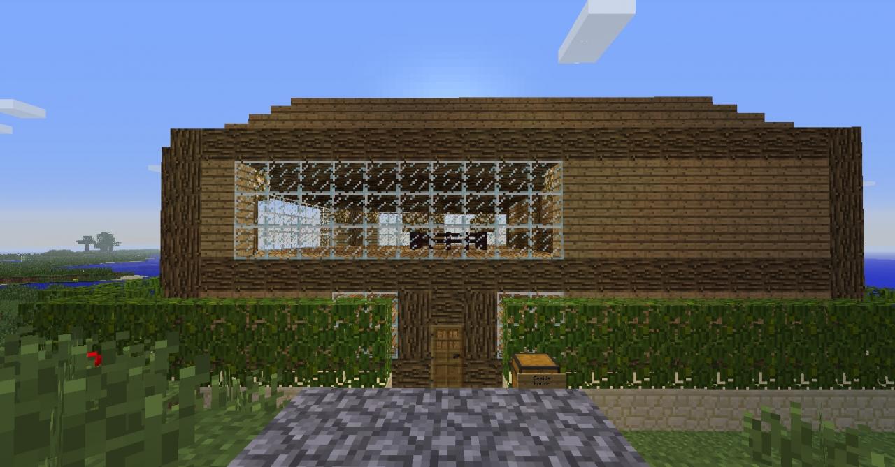 Modern Seaside House Minecraft Map