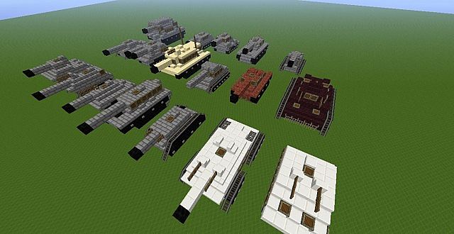 Heaps Of Tank Designs! Minecraft Map