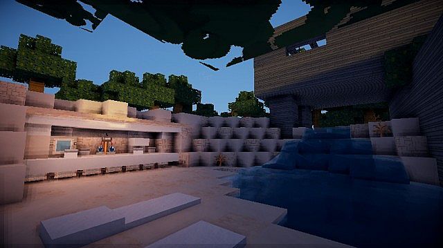 | Box | Modern Eco House Minecraft Map