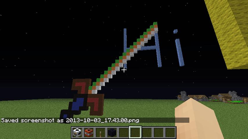 8 bit art with afk river Minecraft Map