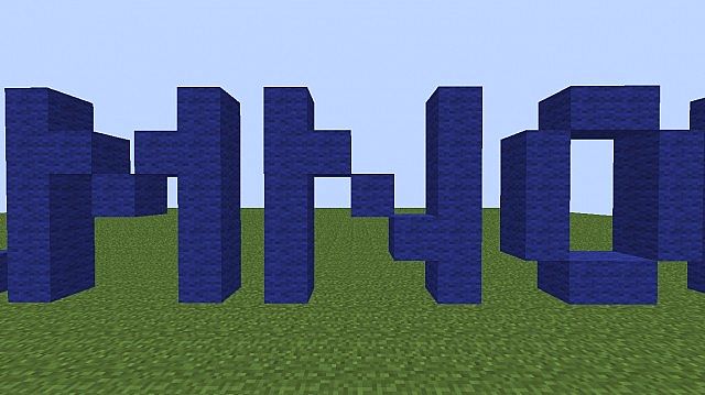 The Alphabet Minecraft Map