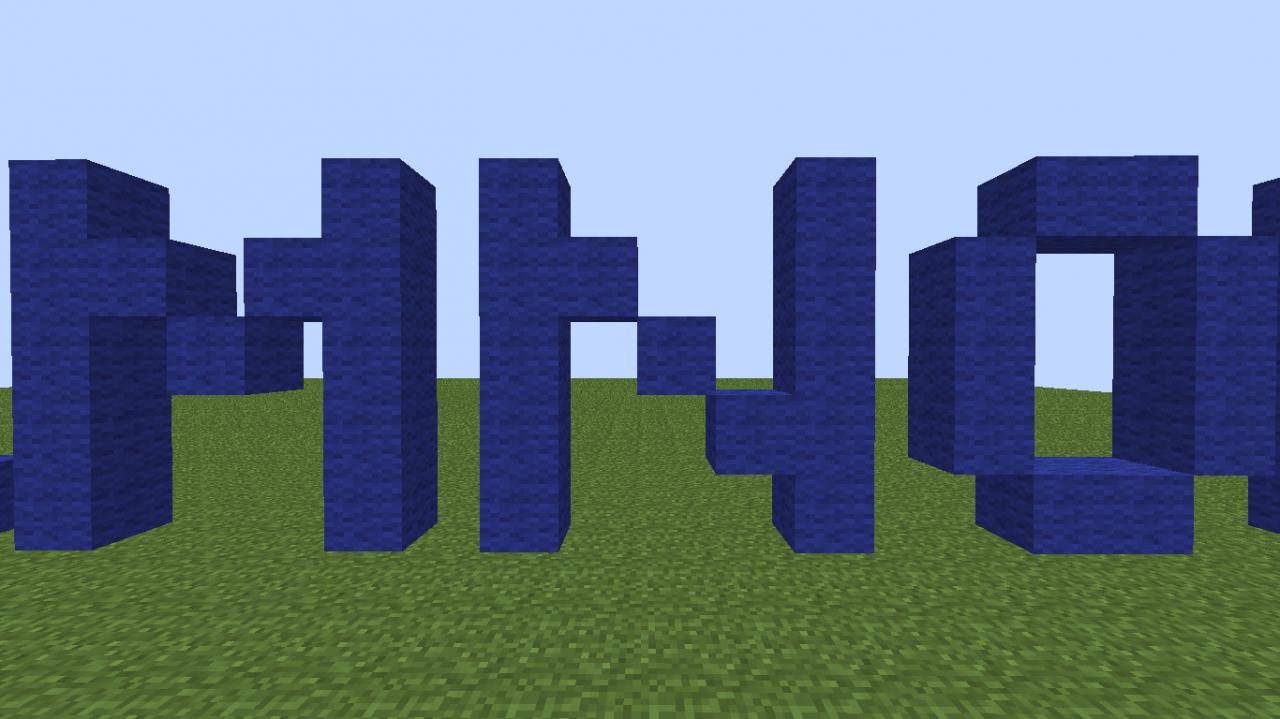 The Alphabet Minecraft Map