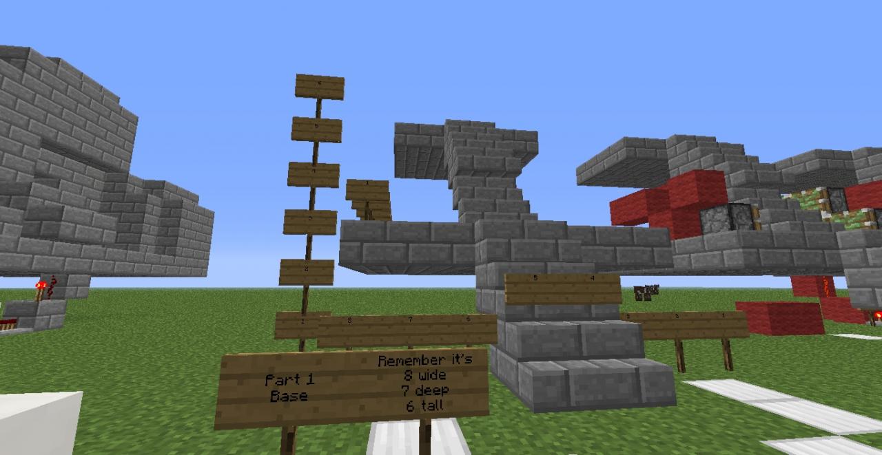 2x2 Hidden Staircase Door Minecraft Map