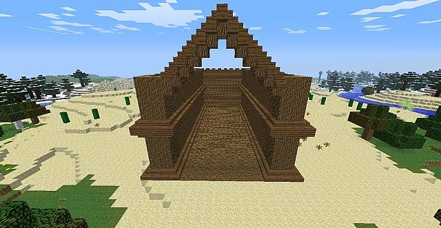 A wooden fort Minecraft Map