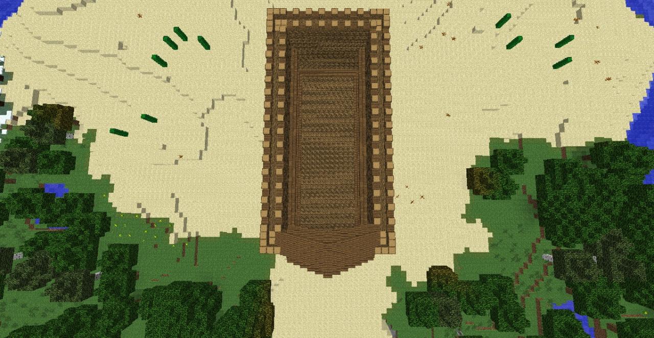 A wooden fort Minecraft Map