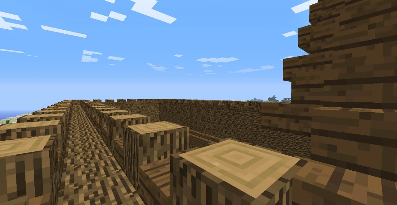 A wooden fort Minecraft Map