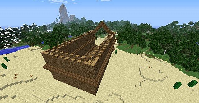 A wooden fort Minecraft Map