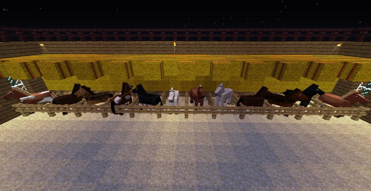 Map of Hourse Race Minecraft Map