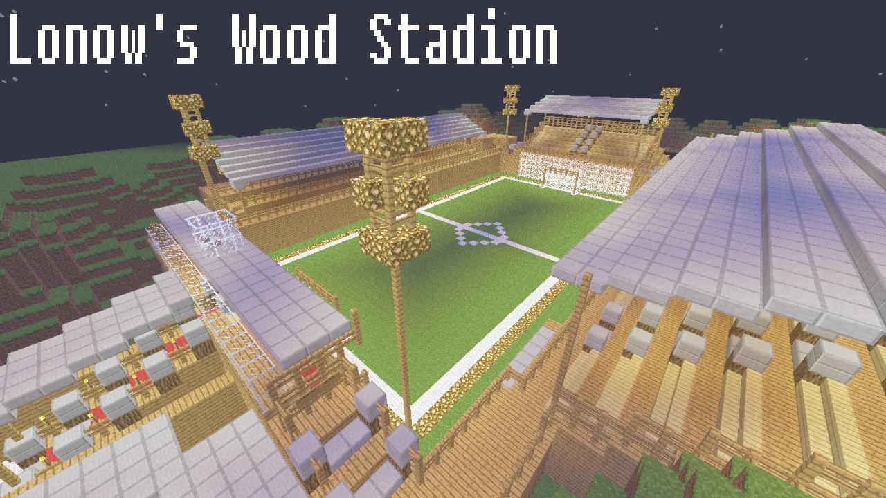 Wood Football Stadion Minecraft Map