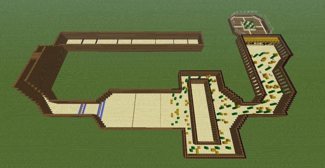 Map of Hourse Race Minecraft Map