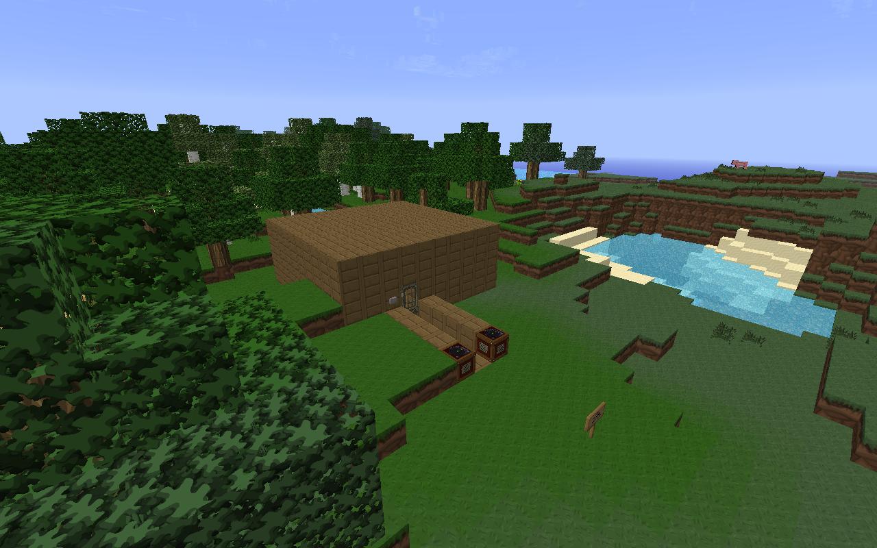 the house Minecraft Map