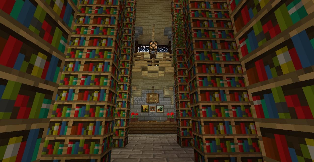 Ye old' Library Minecraft Map