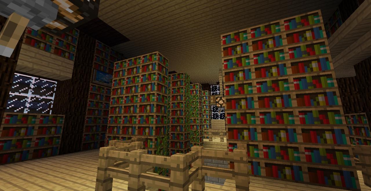 Ye old' Library Minecraft Map