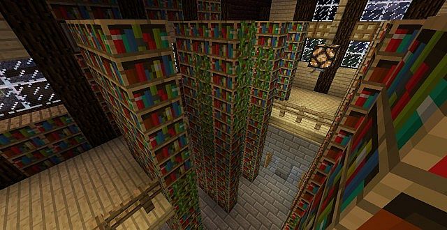Ye old' Library Minecraft Map