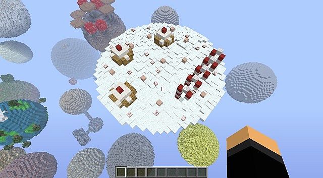 planet survival Minecraft Map